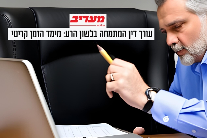 עו"ד ליאור שבי במעריב: "דבר ראשון בתביעות דיבה - לפעול במהירות"